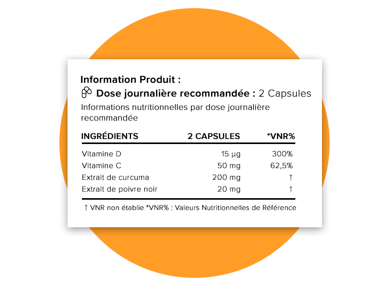 Complexe à l'Extrait de Curcuma – Theonia FR